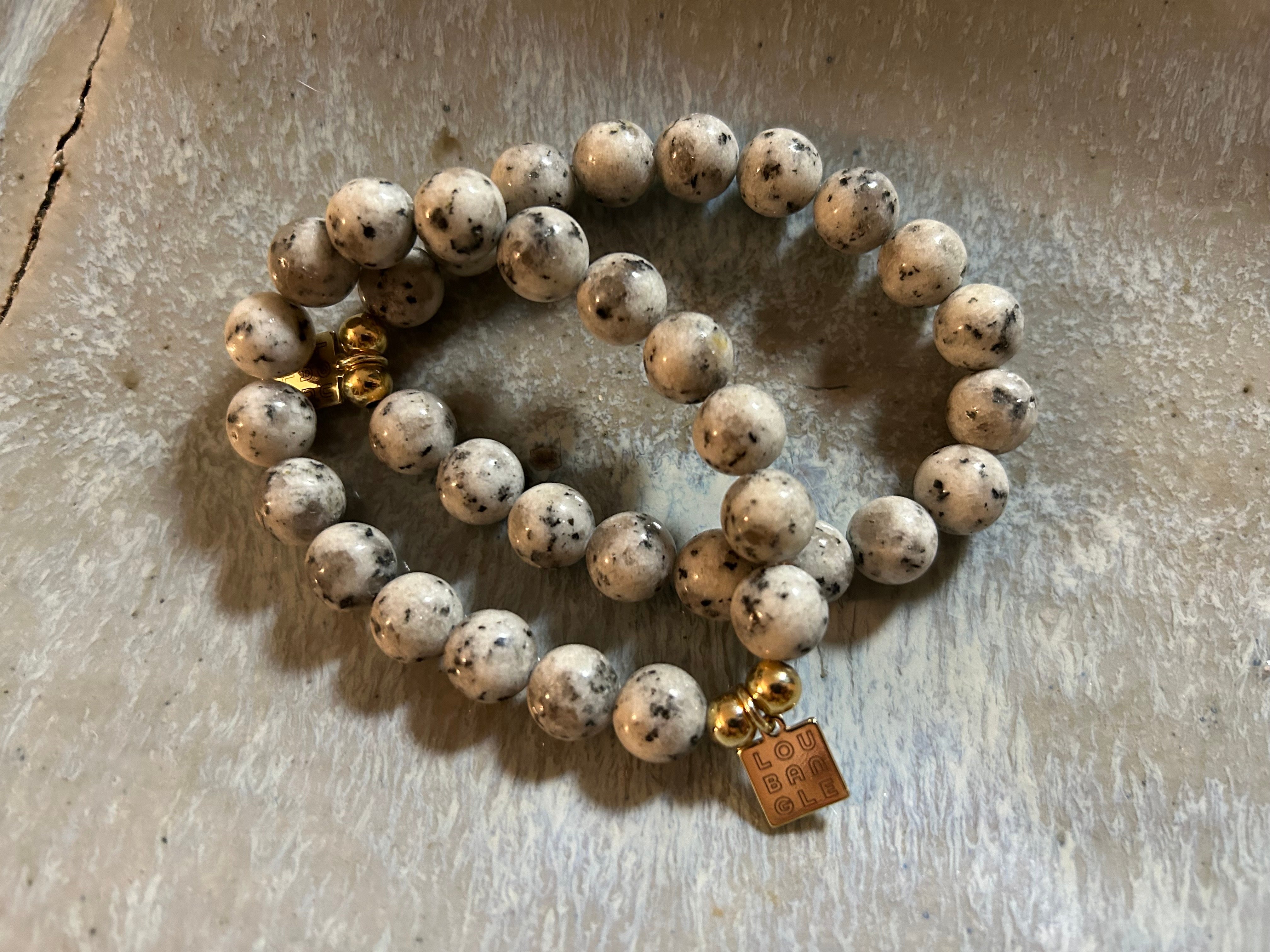 Peppered Jasper Stacker | Lou Bangle